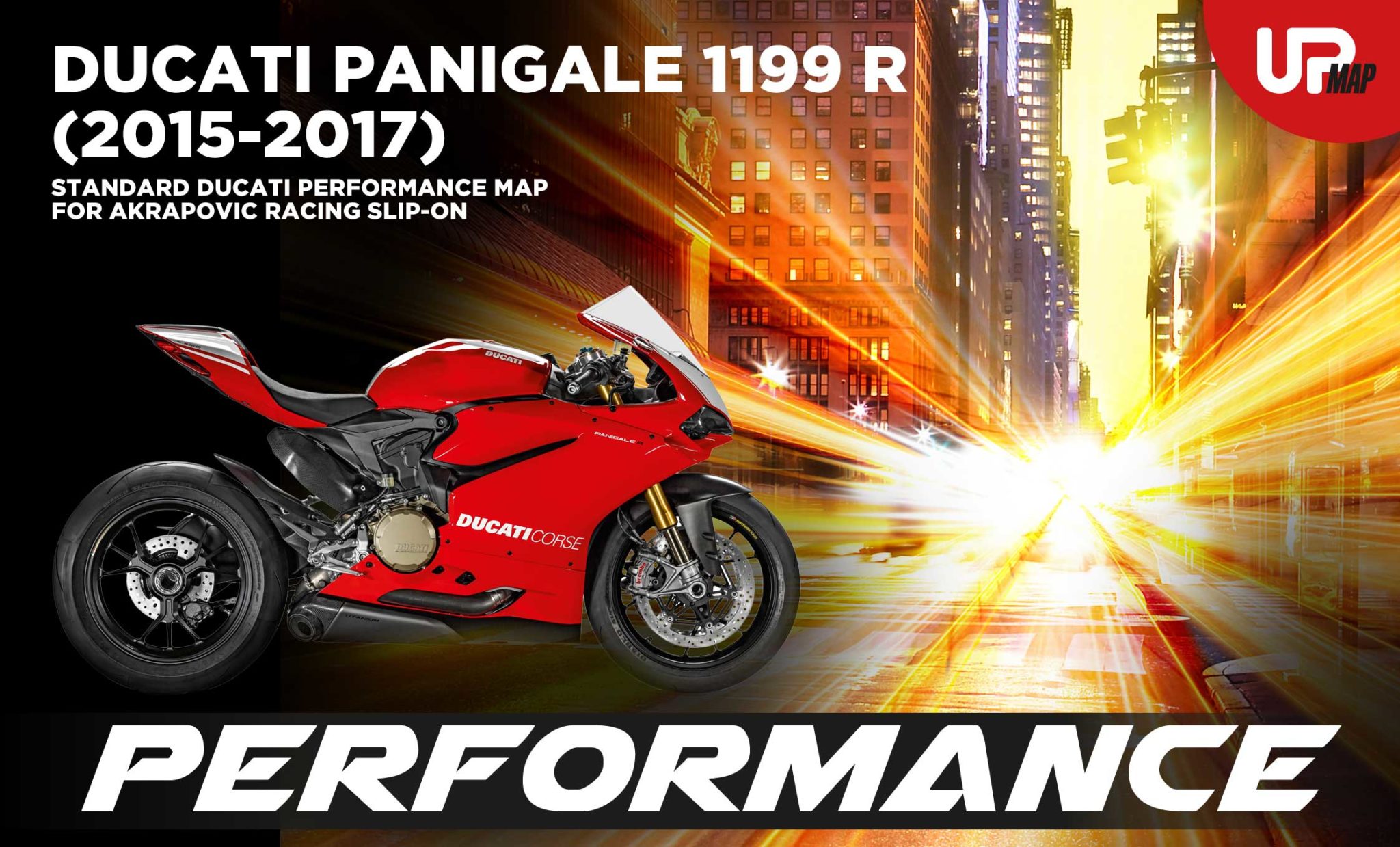 UpMap T800 – DUCATI PANIGALE 1199 R (2015-2017) - UpMap